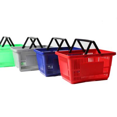 Cina Canestro di rotolamento di plastica 16L di 380MM 220mm con le maniglie in vendita