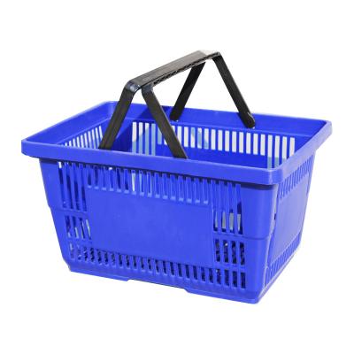 China Supermarkt Plastic Kruidenierswinkel het Winkelen Kleine Opvouwbare Mand Te koop