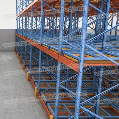China Het Pakhuis van het de Plankenmetaal van 3000KG 2000mm het Rekken voor Supermarkt 3500mm Te koop