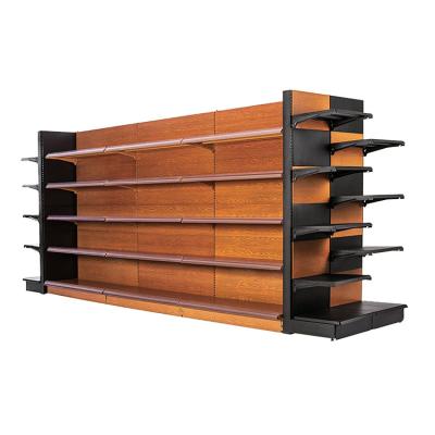 China Staal van de douanegrootte en Houten het Opgeruimde de Planken Enig van de Detailhandelvertoning Te koop