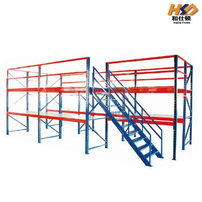 China 2300MM de 1.5mm Zolder Industriële Rekken van de de Plankenpallet van Pallet Opschortende Eenheden 4000kg 3 Te koop