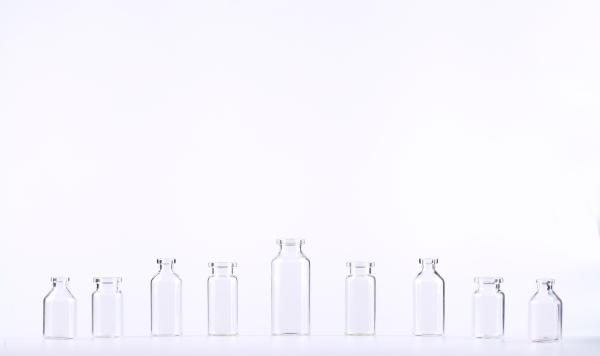 Screen Printing Pharmaceutical Clear Glass Bottles / Medical Glass Vials