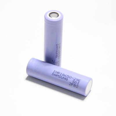 China Batteries 18650 Li-ion rechargeable cell INR18650-29E Samsung 2900mah 3.7v for sale