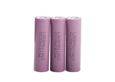 China Rechargeable 18650 battery 18650-MG1 2900mah 3.6V lithium battery for solar light for sale