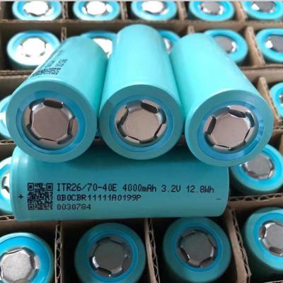 China 5C Lifepo4 rechargeable Cylindrical Battery 26700 4000mAh 3.2v for ebike for sale