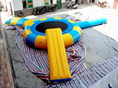 China Hot sell Inflatable water trampoline in 4m dia   with 24months warranty for sale