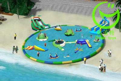 China high quality large inflatable swimming pool  with warranty 48months  GTWP-1633 for sale