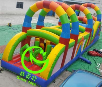 China New design  inflatable obstacle course for sale  with 24months warranty GT-OBS-0536 for sale