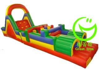 China Hot selling  inflatable obstacle course  with 24months warranty GT-OBS-0507 for sale