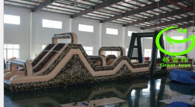 China Hot selling  camp inflatable obstacle course  with 24months warranty GT-OBS-0568 for sale