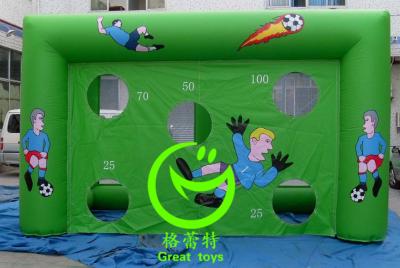 China high quality inflatable football goal with 24months warranty GT-SPT-0609 for sale