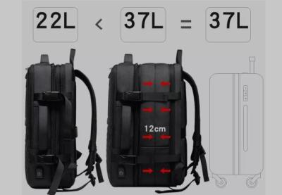 China Polyester Laptop Business Casual Backpack Multipurpose With USB Charging for sale