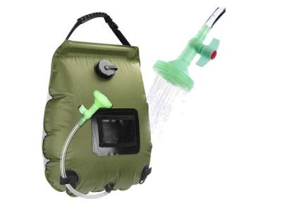 China PVC de acampamento impermeável do saco 20L do chuveiro exterior do OEM portátil para o curso da praia à venda