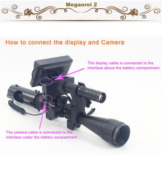 Cina Portata anti shock 200-400M Outdoor Hunting Riflescope di caccia di visione notturna di HD720P in vendita