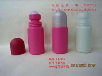 China Julung PE50ml circle  roll on bottles for perfume packaging or body care for sale