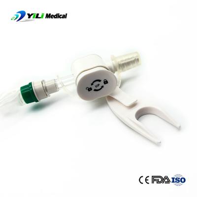 China PVC-gesloten zuigkatheter voor tracheostomie Y-stuk 14fr Te koop