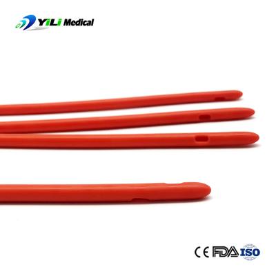 Cina Catetere di aspirazione di gomma rossa, lunghezza 40 cm, catetere di aspirazione in lattice. in vendita