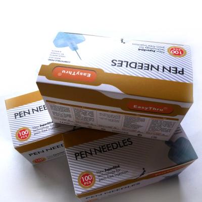 Cina Medico indolore penna ago diabetica innocuo silicone lubrificante rivestimento in vendita