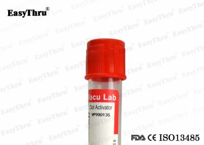 Cina Tubi per la raccolta di campioni di sangue Medici a vuoto Cappuccio rosso Volume 2 ml-10 ml in vendita