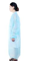China Disposable SMS Isolation Gown 25-35gsm Protective Coverall for Hospital Lab Use for sale