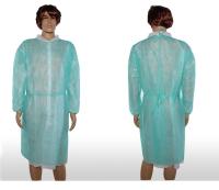 China Disposable SMS Isolation Gown 25-35gsm Protective Coverall for Hospital Lab Use for sale