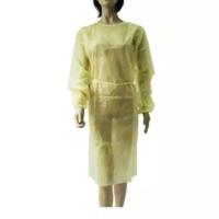 China Disposable SMS Isolation Gown 25-35gsm Protective Coverall for Hospital Lab Use for sale