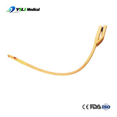 Cina Fr16-Fr26 Catetere Lattice Foley Silicone rivestito in tre vie in vendita
