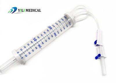 China PVC-burette eenmalige infusie set 100 ml 150 ml medische kwaliteit Te koop
