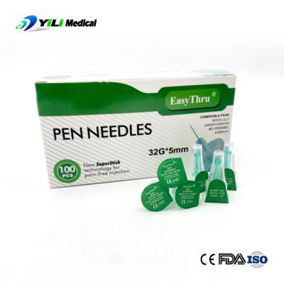 Cina Individual Blister Pack Insulin Pen Needle EO Gas Sterilization 100G / Box OEM in vendita