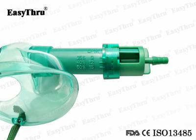 China PVC verstelbare wegwerp endotracheale buis Medisch venturi zuurstofmasker Te koop