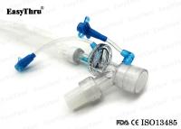 China Closed System Disposable Suction Catheter 40cm Length Durable PVC 10Fr to 16Fr for sale