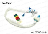 China Closed System Disposable Suction Catheter 40cm Length Durable PVC 10Fr to 16Fr for sale