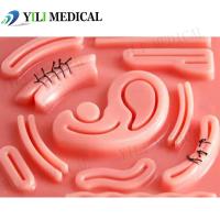 China Ultralarge Abdominal Cavity Silicone Simulation Pad 15x15x1.5cm Laparoscopic Suture Practice Training Model for sale