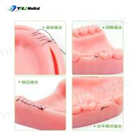 China Silicone Suture Practice Pad 3 Modules Dental Suturing Implants Training 17.5x12.2cm for sale