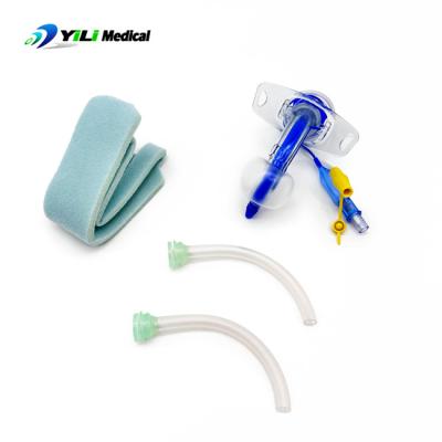 Cina Disposable Adult Sizes Medical Grade PVC Tracheostomy Tube With Suction Lumen in vendita