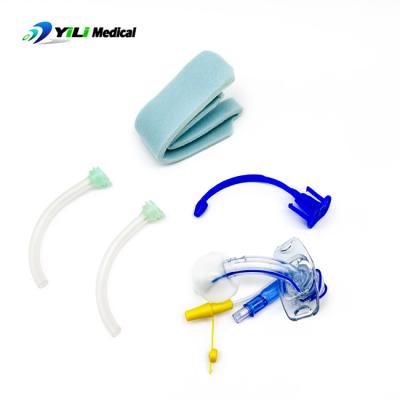 Cina Disposable Adult Sizes Medical Grade PVC Tracheostomy Tube With Suction Lumen in vendita