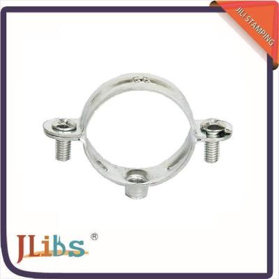 China M6 Single Ring Metal Pipe Clips Tube Strap Clamp ISO9001 Certification for sale