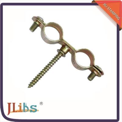 China M7 Middle Hole Hanging Pipe Clamps , Hydraulic Gas Pipe Clamp With Double Ring for sale