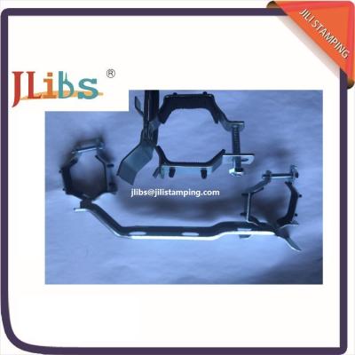 China Rolled Steel Pipe Clamp Fittings / Pipe Clamp Bracket For R588 With Epdm Black Rubber for sale