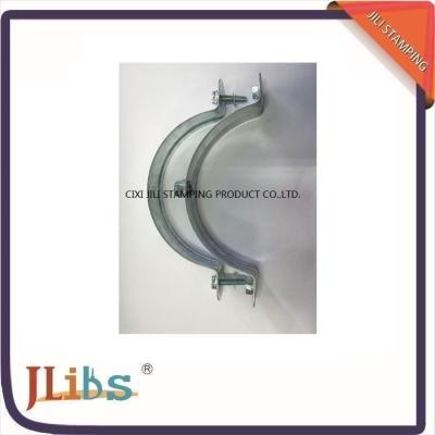 China Zinc Plated / Plastic Dipping Steel Q195 Galvanised Pipe Clamps 63mm - 315mm for sale