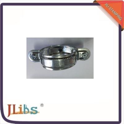 China Custom PVC Coating Galvanised Steel Pipe Clamps With Riveted Nut for sale