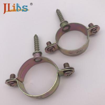 China Zinc Galvanized Pipe Clamp Fittings Single M6 Carbon Steel Pipe Clamp for sale