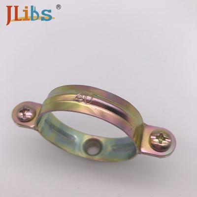 China Standard Zinc Plated Steel Pipe Clamp Fittings For Fastening for sale