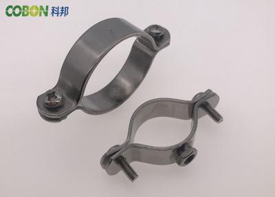 China Ss304 Stainless Steel Pipe Clamps 2.0mm Thickness Corrosion Resistance for sale