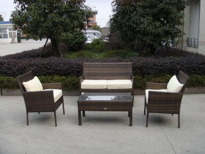 Cina mobilia calda del vimine del patio 4pcs in vendita