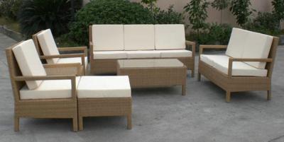 China 7pcs modern garden wicker furniture for sale