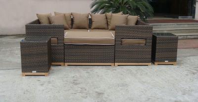 China outdoor wicker sofa set for sale