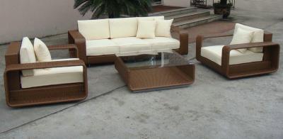 Cina insieme del sofà del rattan del giardino in vendita
