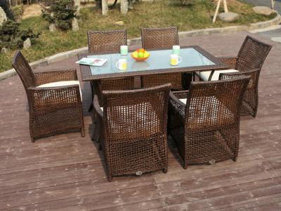 China 7pcs rattan sofa set for sale