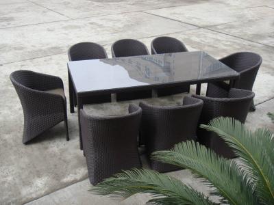 Cina insiemi del sofà del rattan 9pcs. in vendita